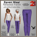 Second Life Marketplace - Raven Wear Pants [2cute] Tweenster - Relaxed ...